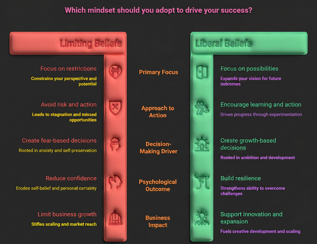 Limiting Beliefs vs. Liberal Beliefs in Life and Business: The Hidden ...